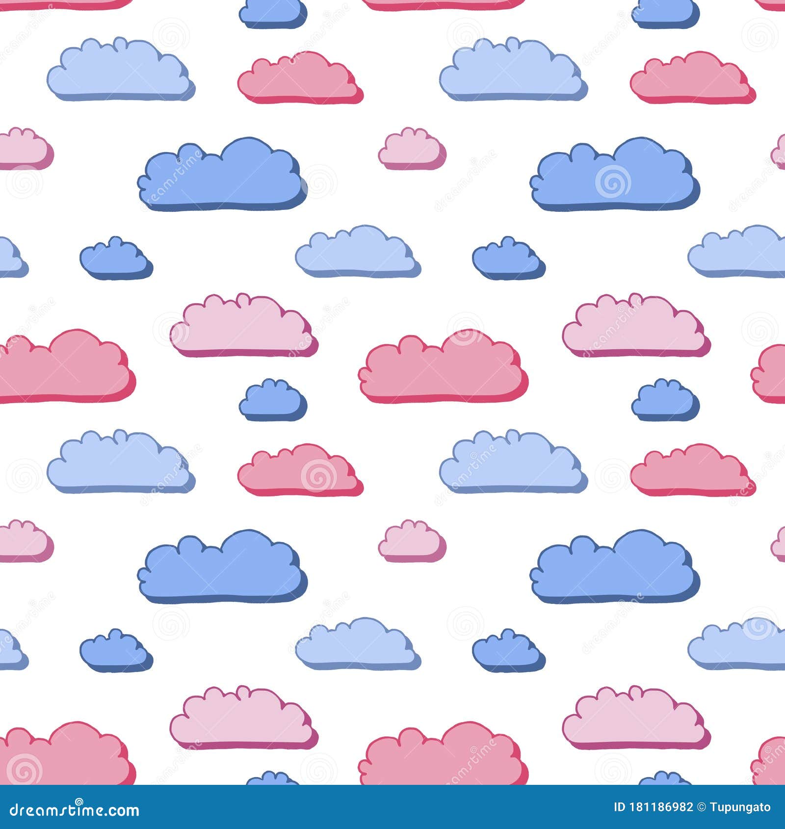 Cartoon vector clouds stock illustration. Illustration of contemporary ...