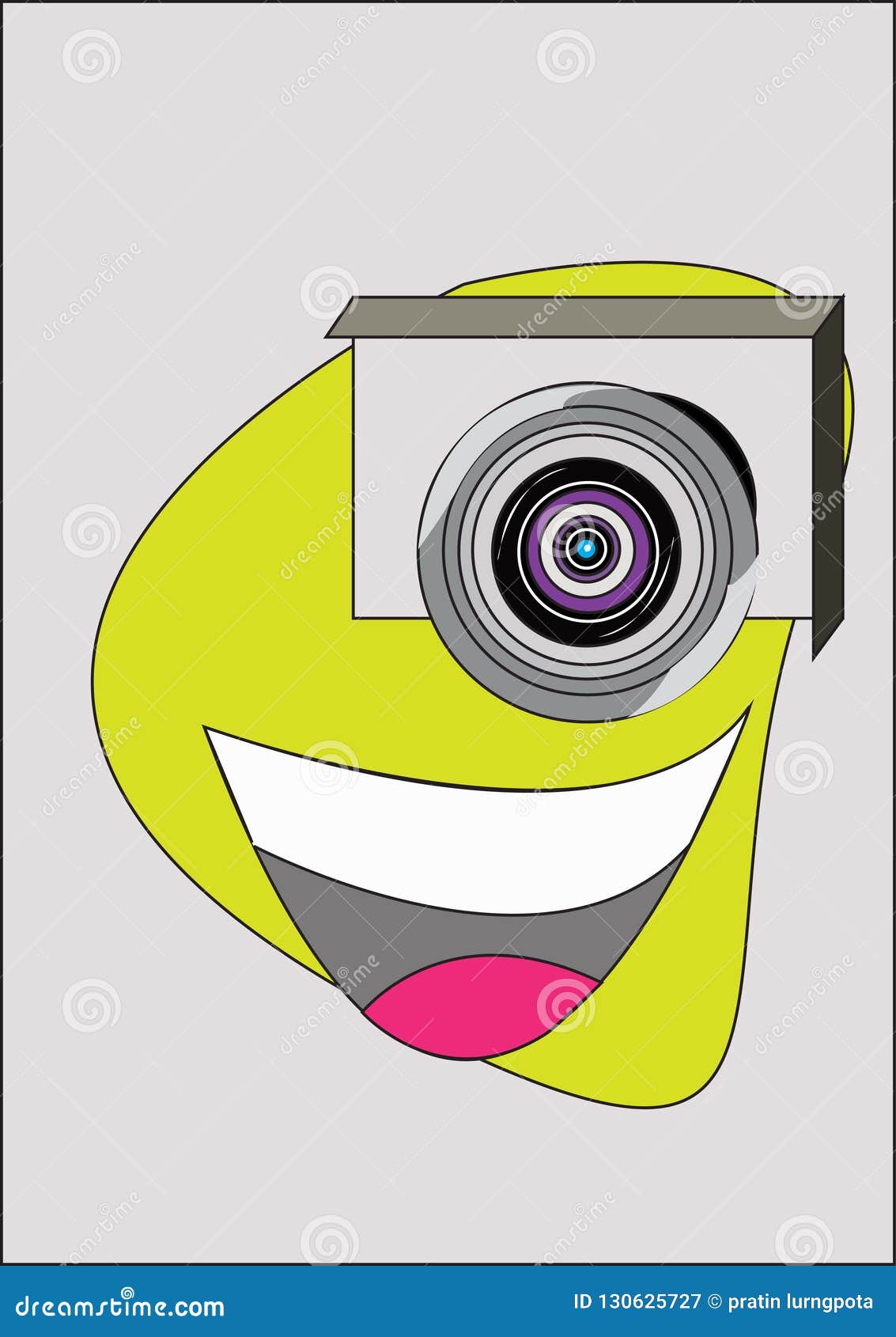 Cartoon Vector Funny Camera | CartoonDealer.com #130625727