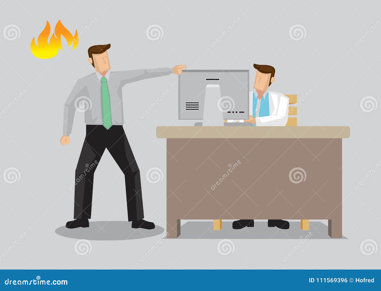 Angry Man Making a Din in Doctors Office Cartoon Vector Illustration ... Angry Man Making a Din in Doctors Office Cartoon Vector Illustration ...
