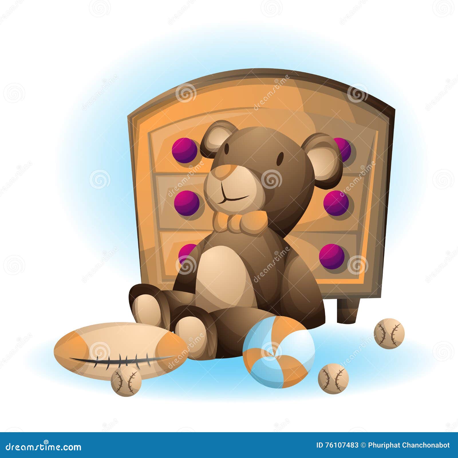 Toys Object For Small Kids To Play Cartoon Pyramid Rabbit And Piano ...