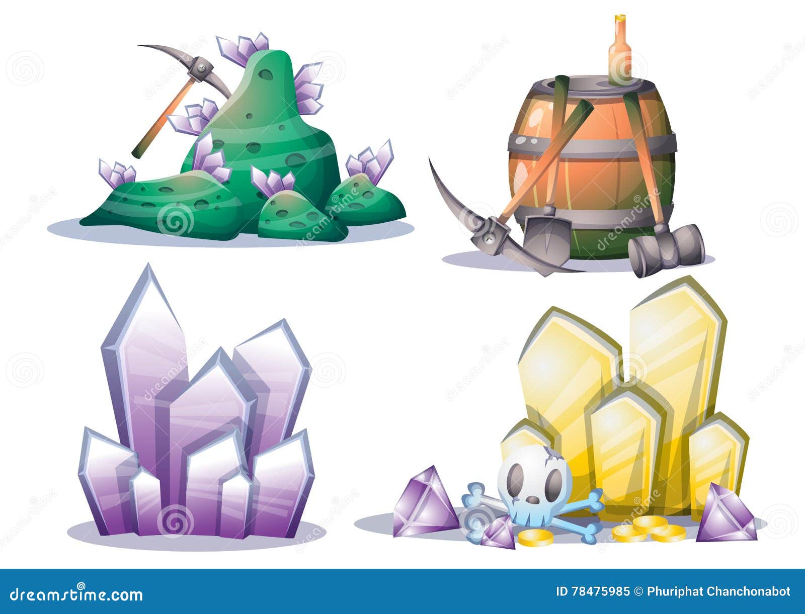 Vector Set From Mine Tools | CartoonDealer.com #59867407