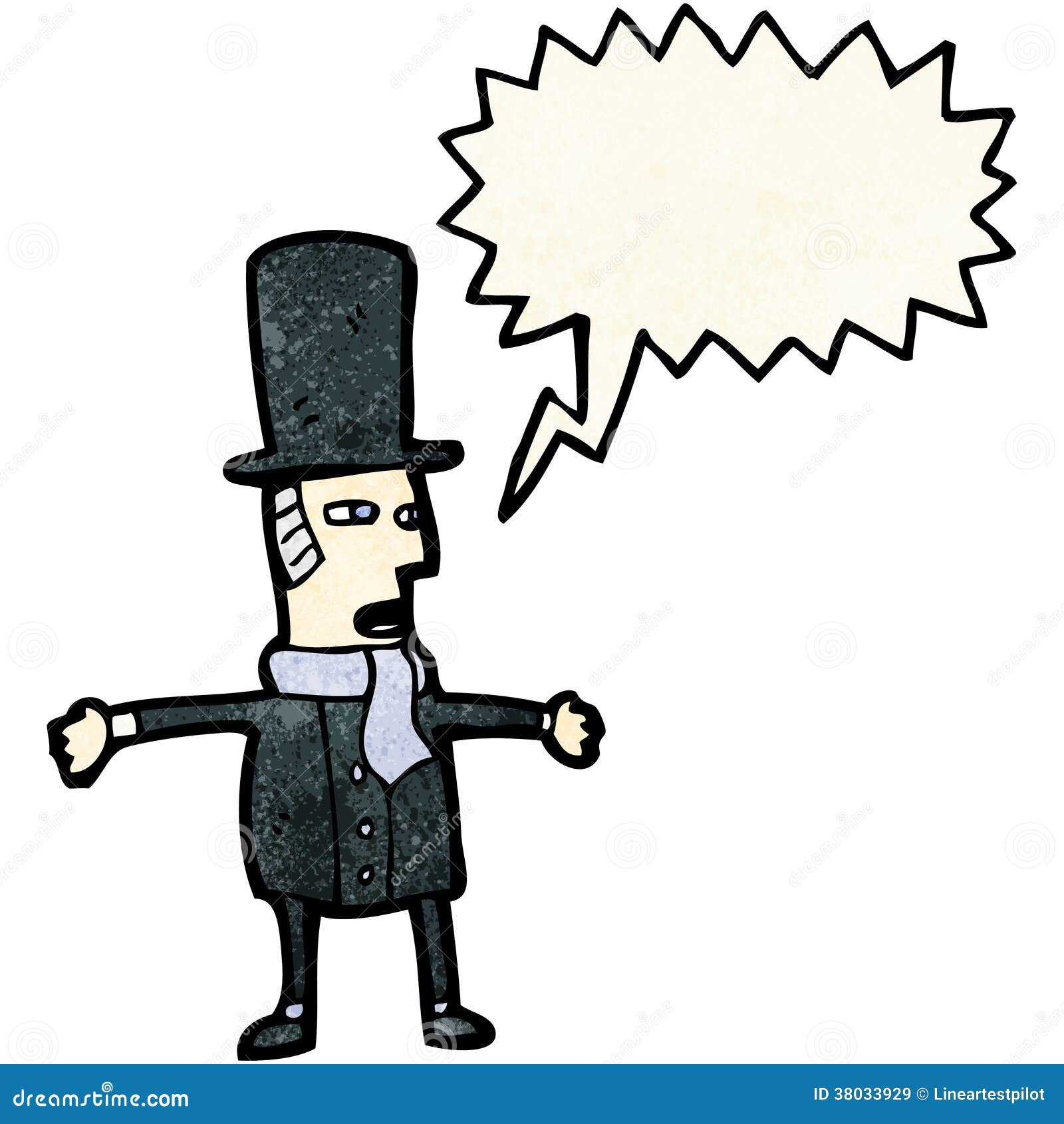 Cartoon Victorian Gentleman Stock Vector - Illustration of cloud ...