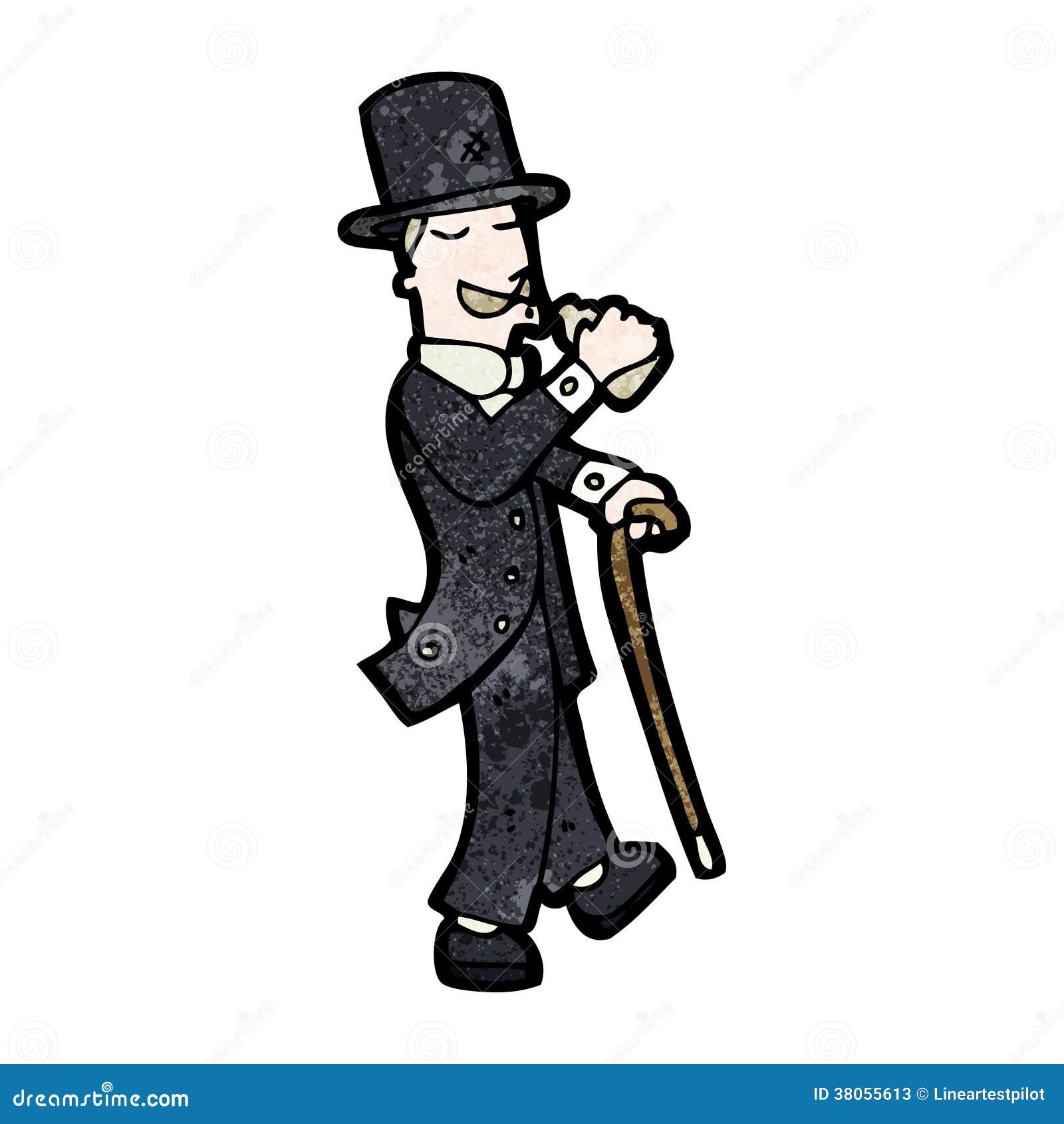Cartoon Victorian Gentleman Stock Vector - Illustration of gentleman ...