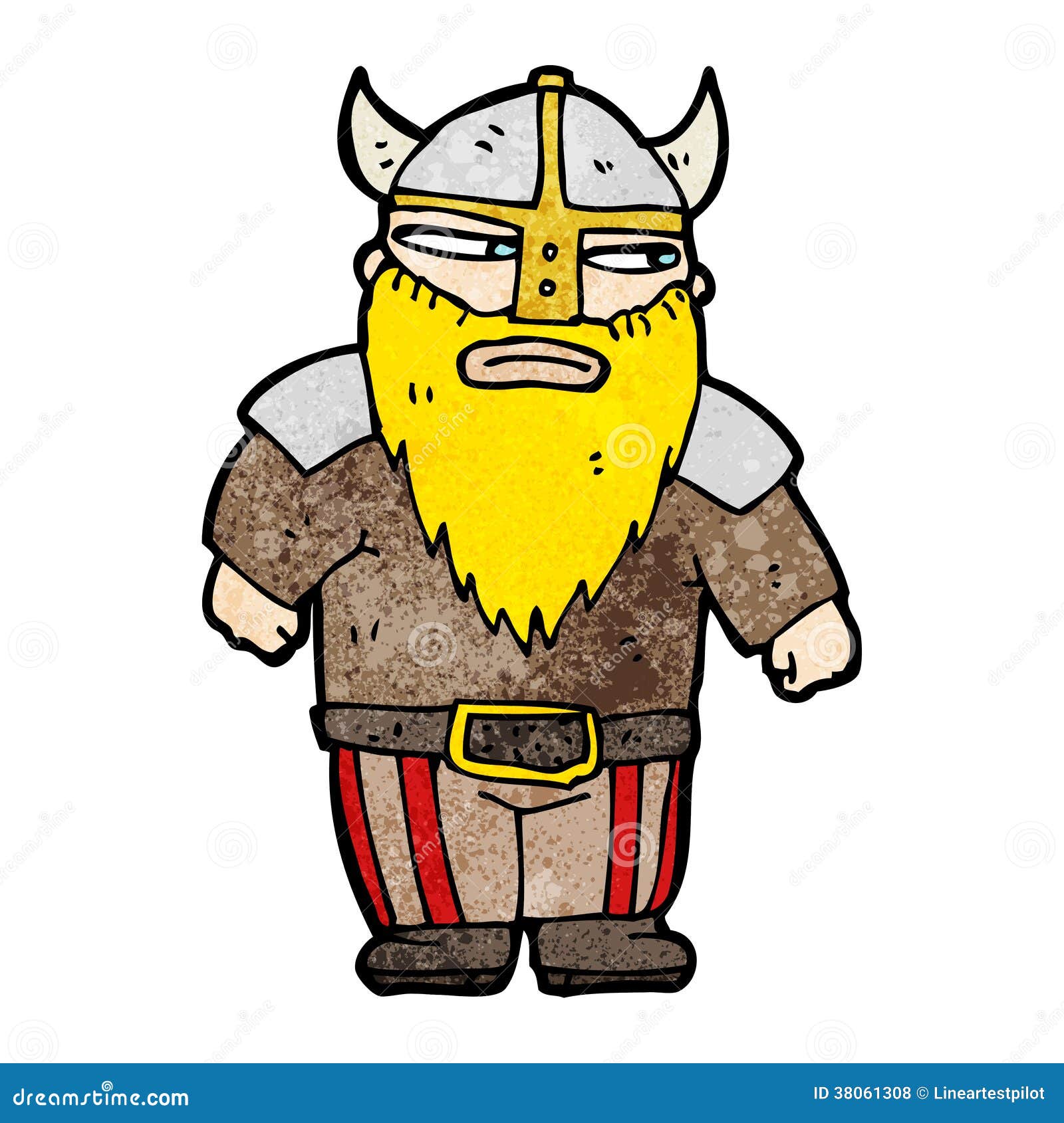 Cartoon viking stock vector. Illustration of cute, funny - 38061308