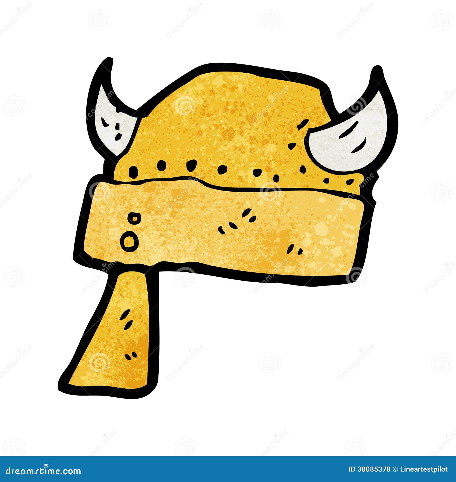 Cartoon viking helmet stock vector. Illustration of helmet - 38085378