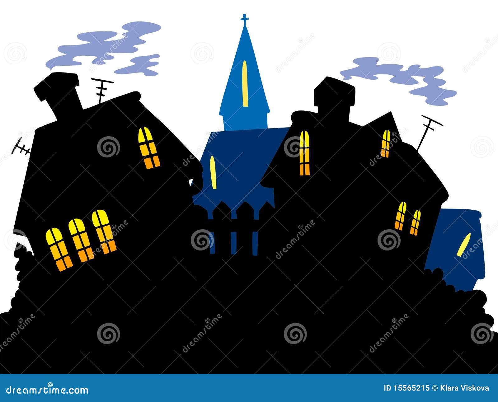 Cartoon Village Map Seamless Pattern. Background Of A Farm With Houses ...