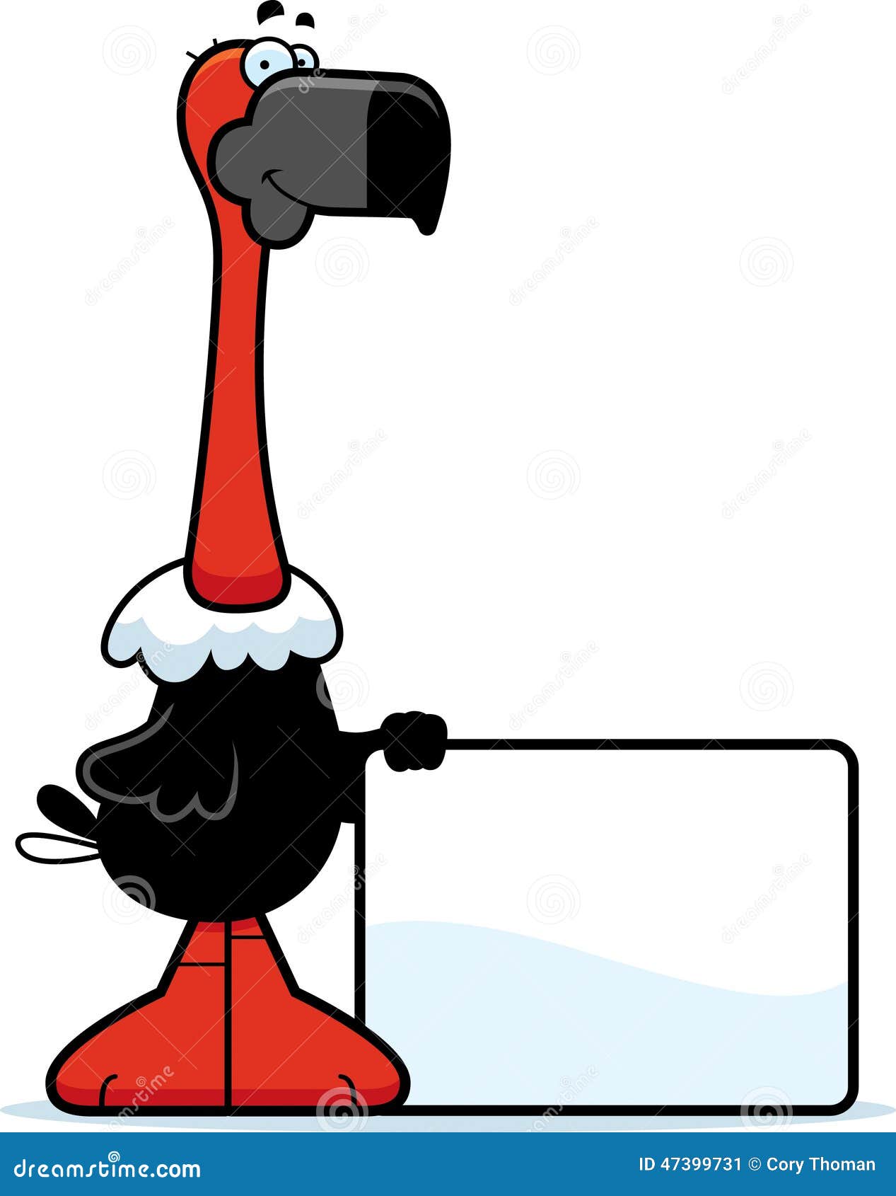 Cartoon Vulture Sign stock vector. Illustration of graphic - 47399731