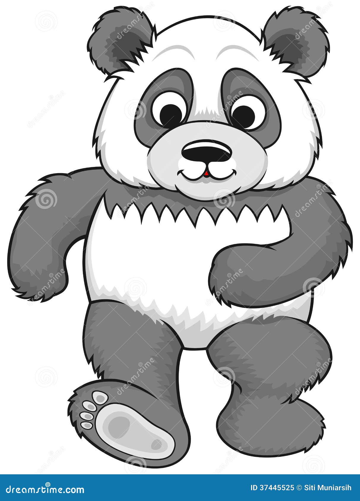 Cartoon Walking Panda Stock Illustrations – 177 Cartoon Walking Panda ...