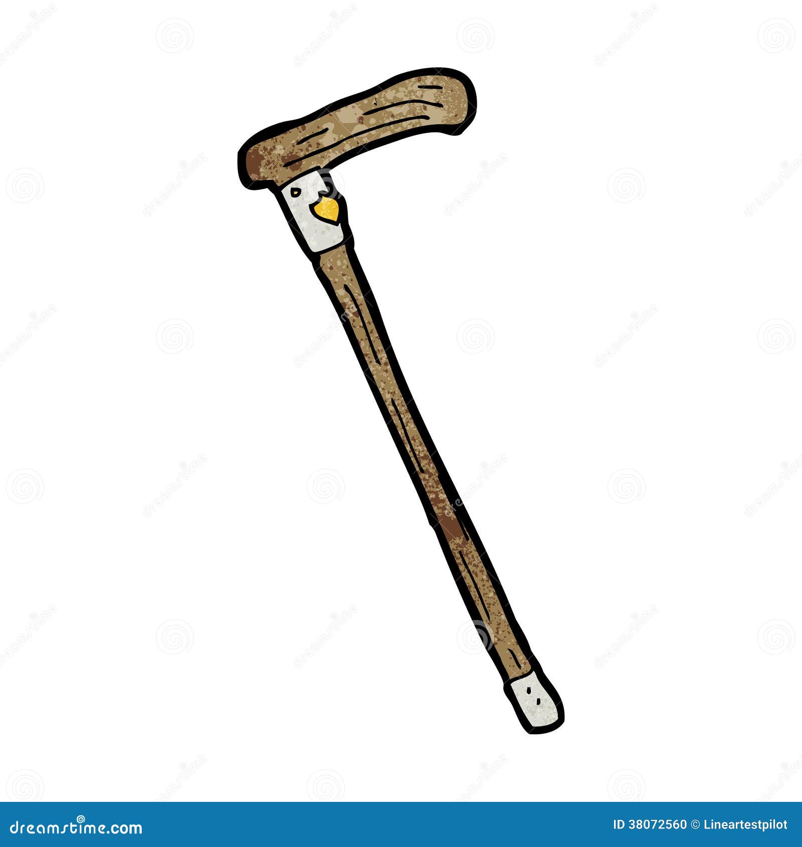 Cartoon walking stick stock illustration. Illustration of texture ...