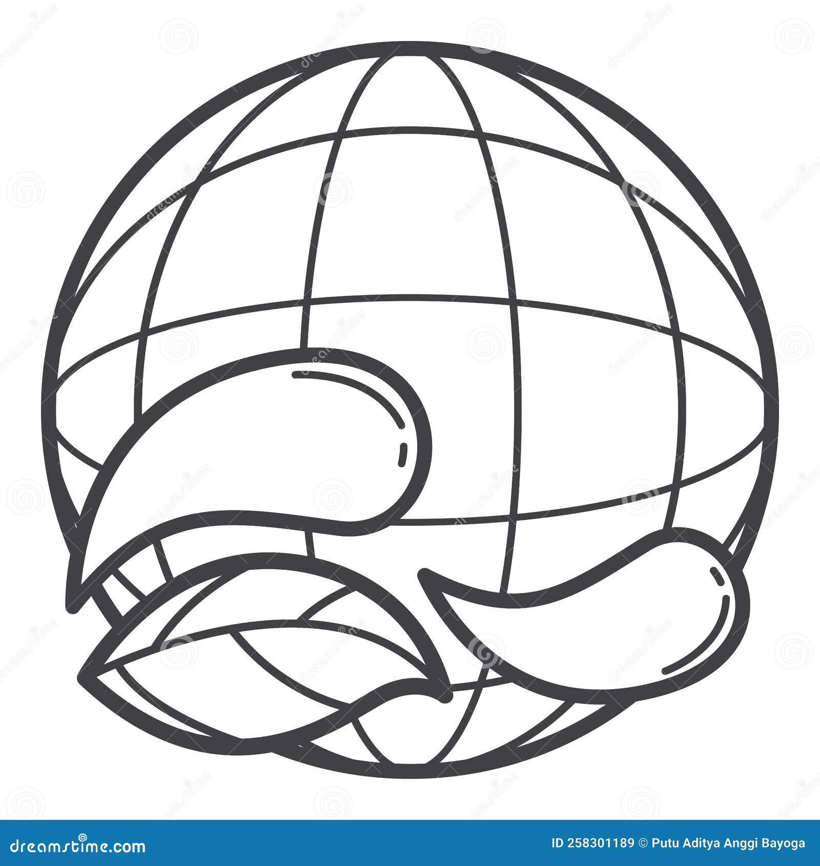 Cartoon water stock vector. Illustration of design, flat - 258301189