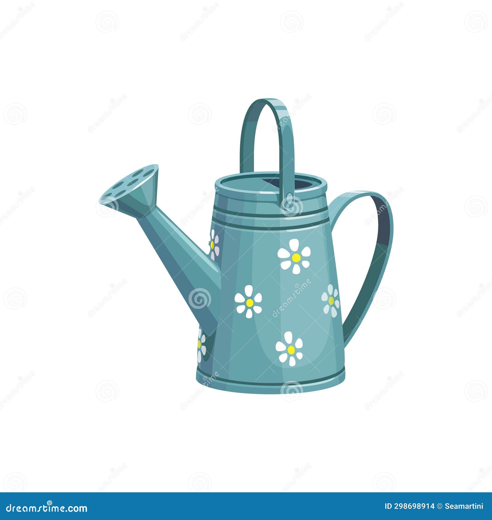 Cartoon Watering Can, Isolated Vector Container Stock Illustration ...