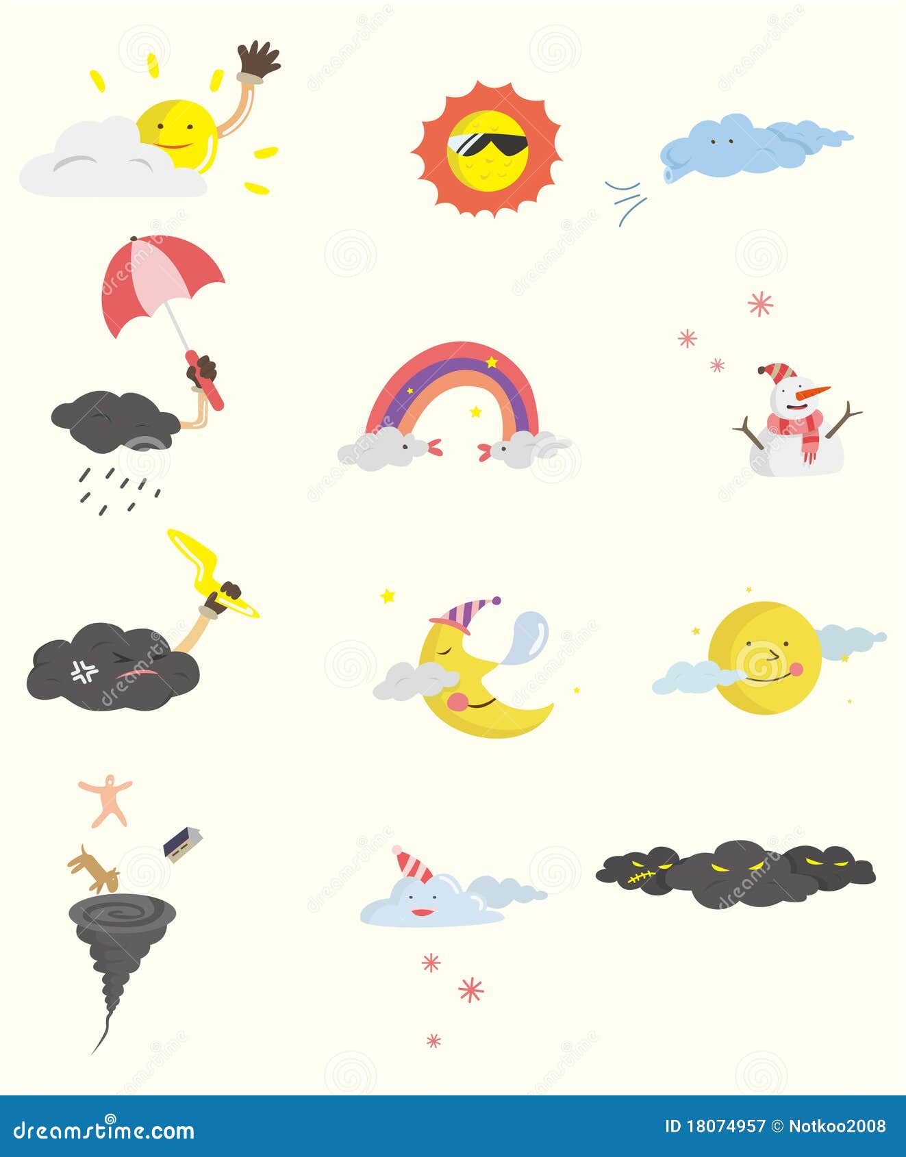 Weather Cartoon Drawings