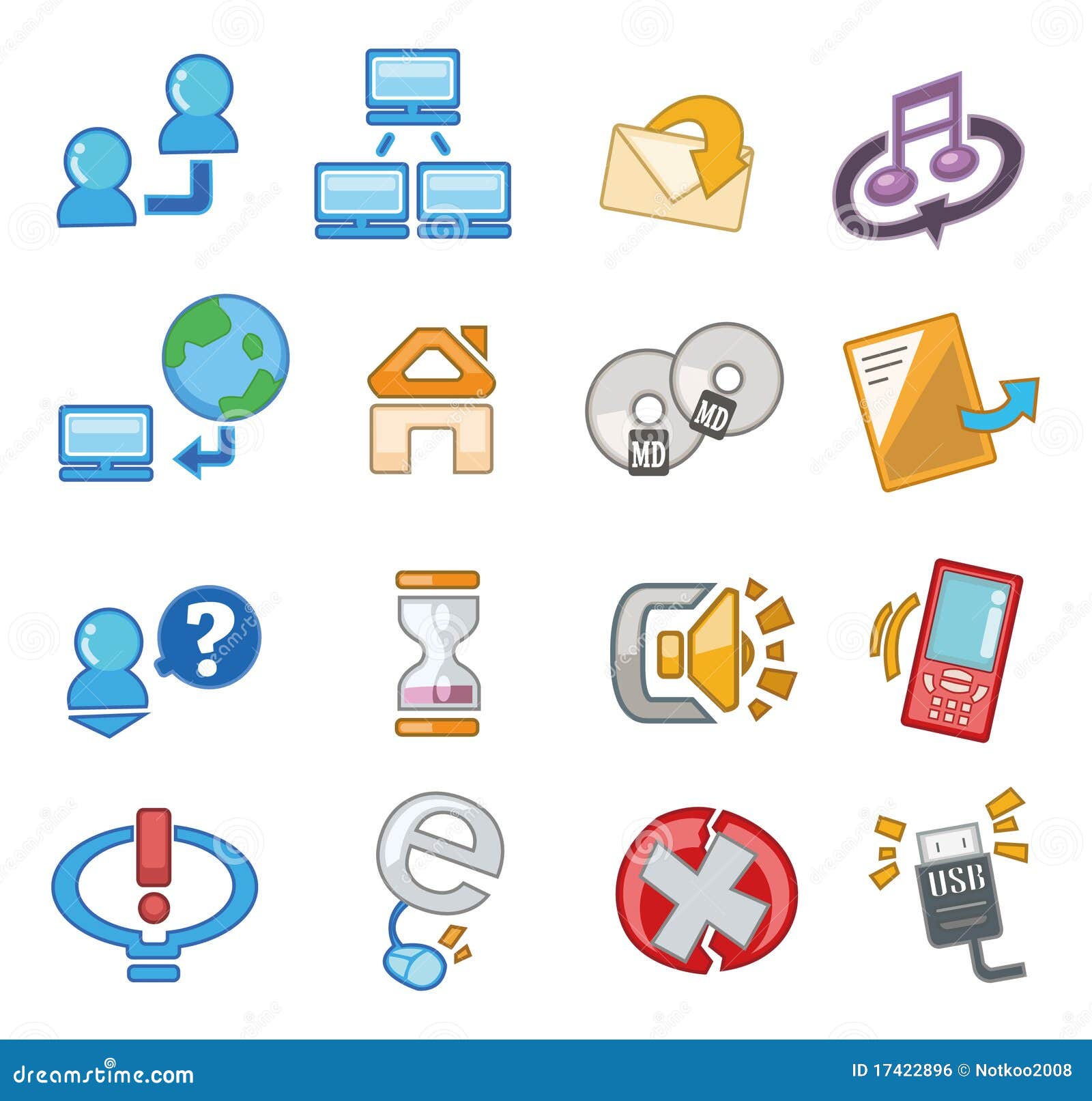 Cartoon web icon stock vector. Illustration of element - 17422896