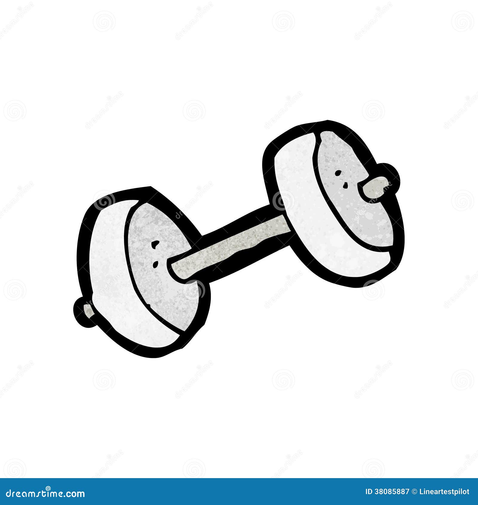 Cartoon weights stock vector. Illustration of silly, character - 38085887