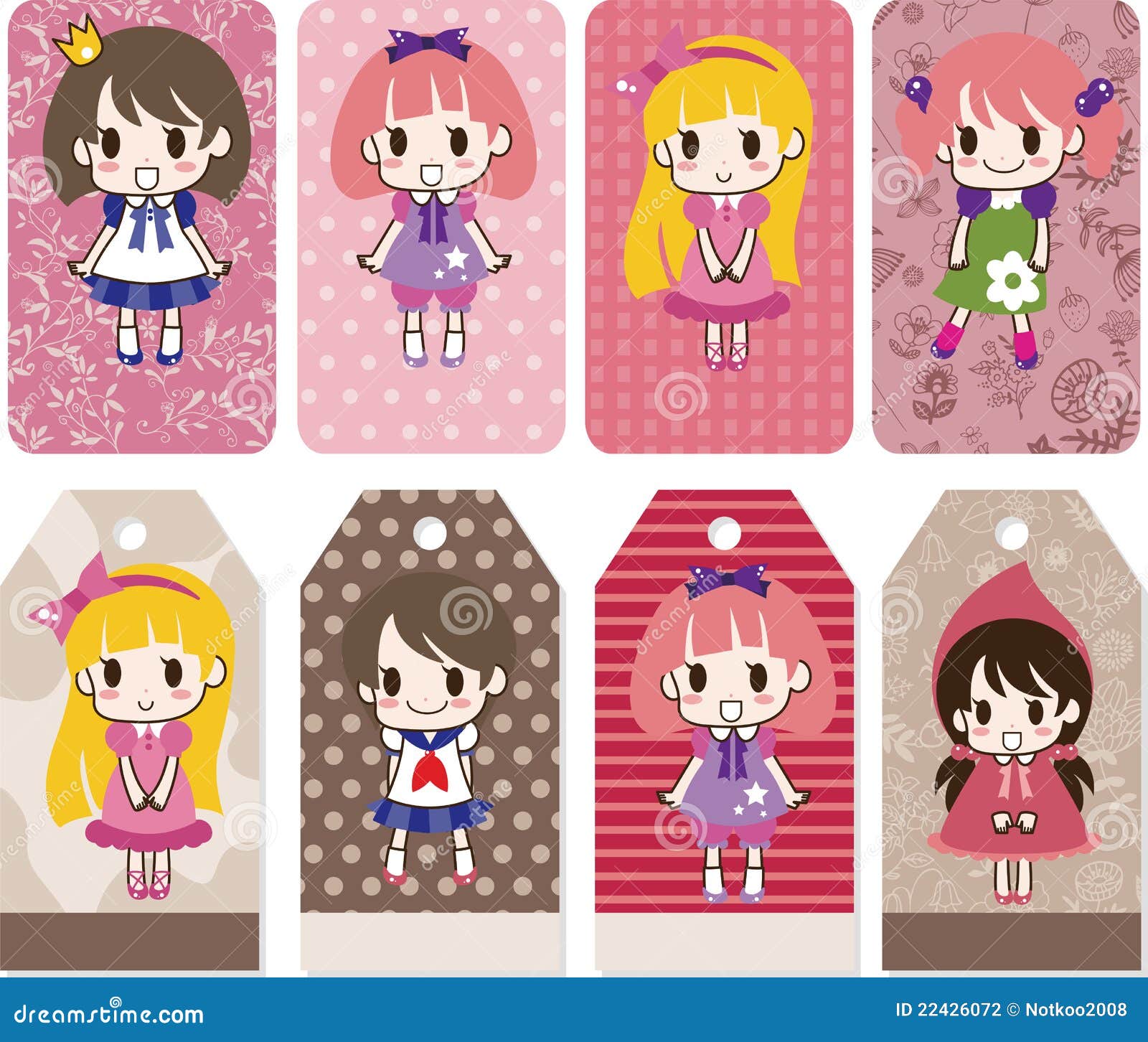 Cartoon welcome card stock vector. Illustration of swirls - 22426072