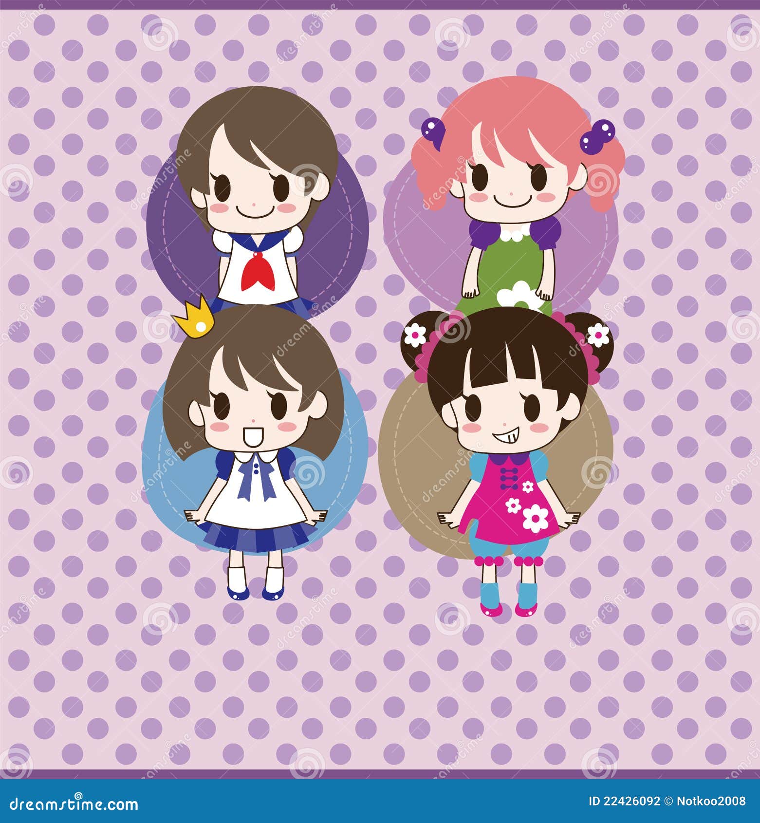 Cartoon welcome card stock vector. Illustration of postcard - 22426092