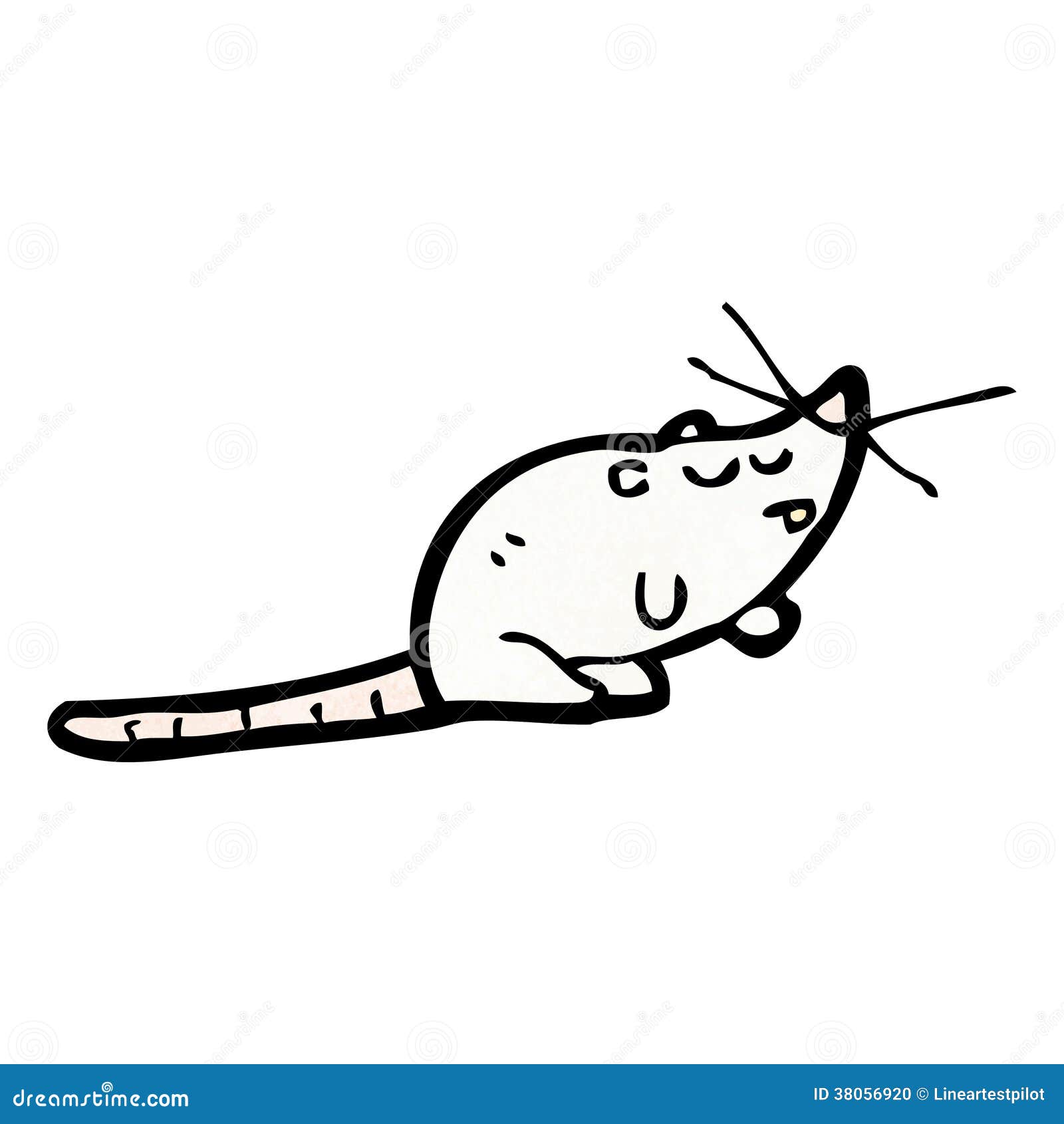 Cartoon white mouse stock vector. Illustration of cartoon - 38056920