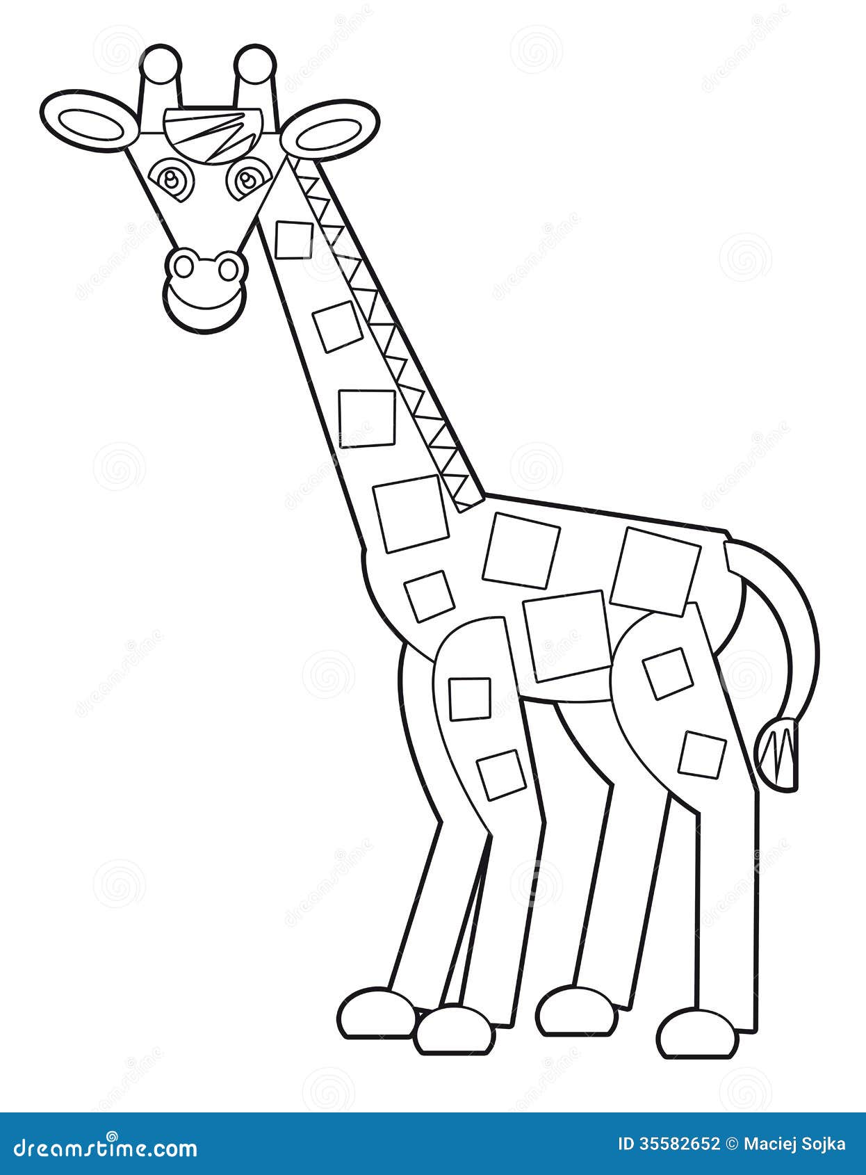 Gambar Cartoon Wild Animal Coloring Page Children Stock Royalty Free ... Gambar Cartoon Wild Animal Coloring Page Children Stock Royalty Free ...