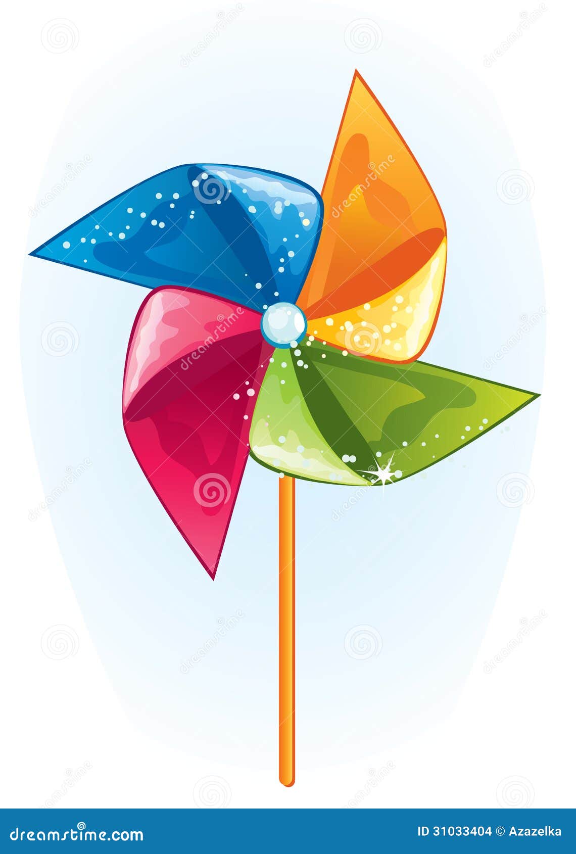 Cartoon Windmill Vector Illustration | CartoonDealer.com #20474876