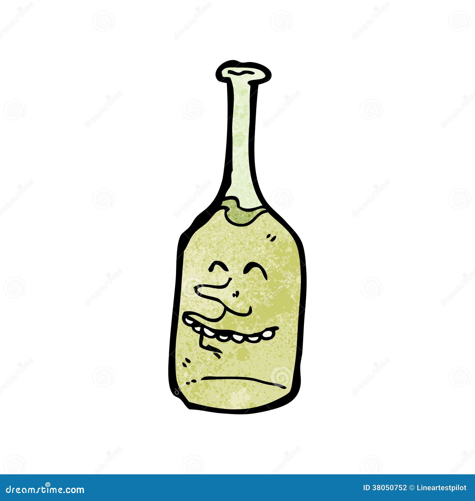 Cartoon wine bottle stock vector. Illustration of bottle - 38050752