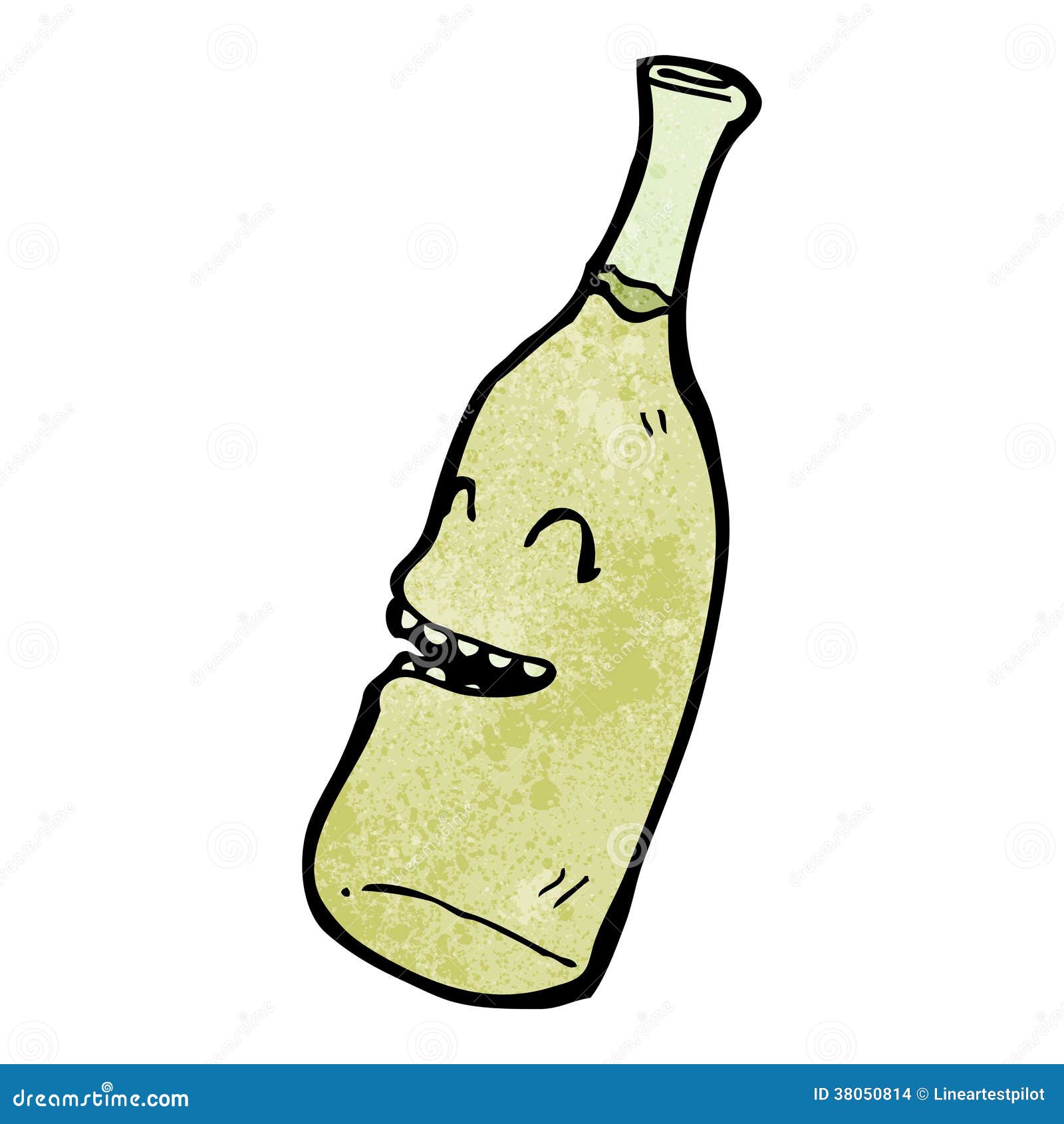 Cartoon wine bottle stock vector. Illustration of wine - 38050814