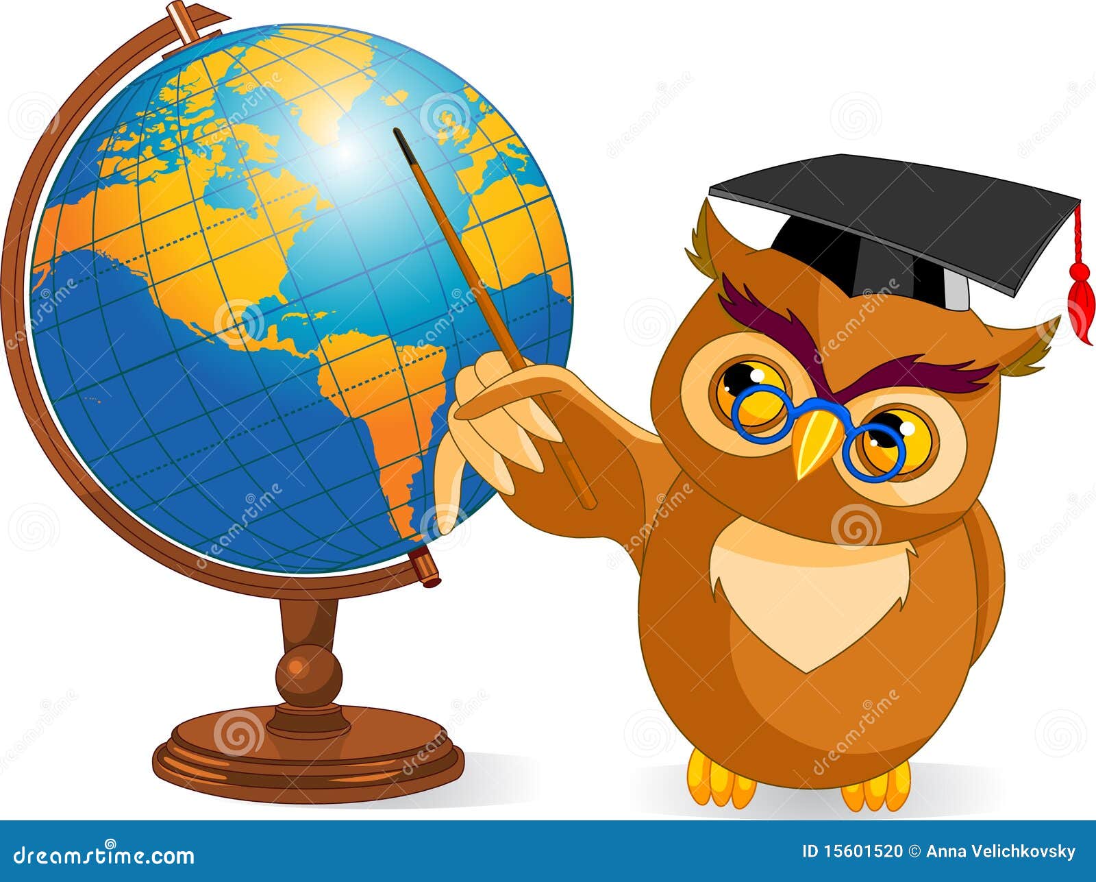 Cartoon World Globe Clipart