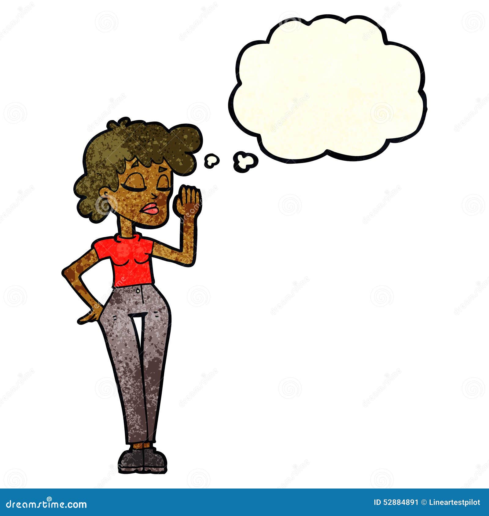 Woman Ignoring People Blaming Her For No Reason Vector Cartoon ...