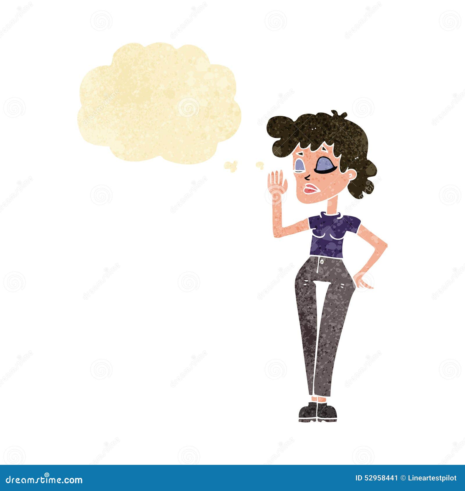 Woman Ignoring People Blaming Her For No Reason Vector Cartoon ...