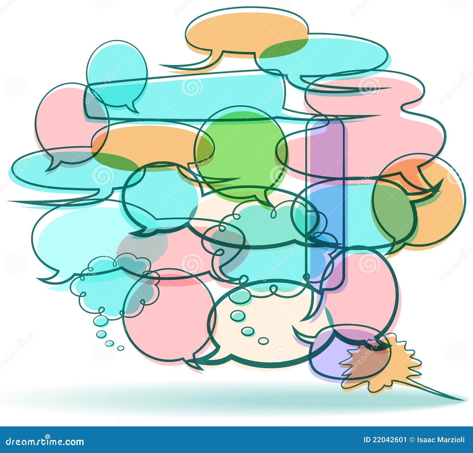 Cartoon Word Balloons | CartoonDealer.com #22042601