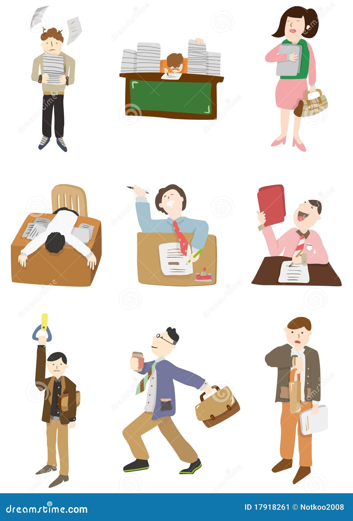 Cartoon Worker With Wheelbarrow Vector Illustration | CartoonDealer.com ...