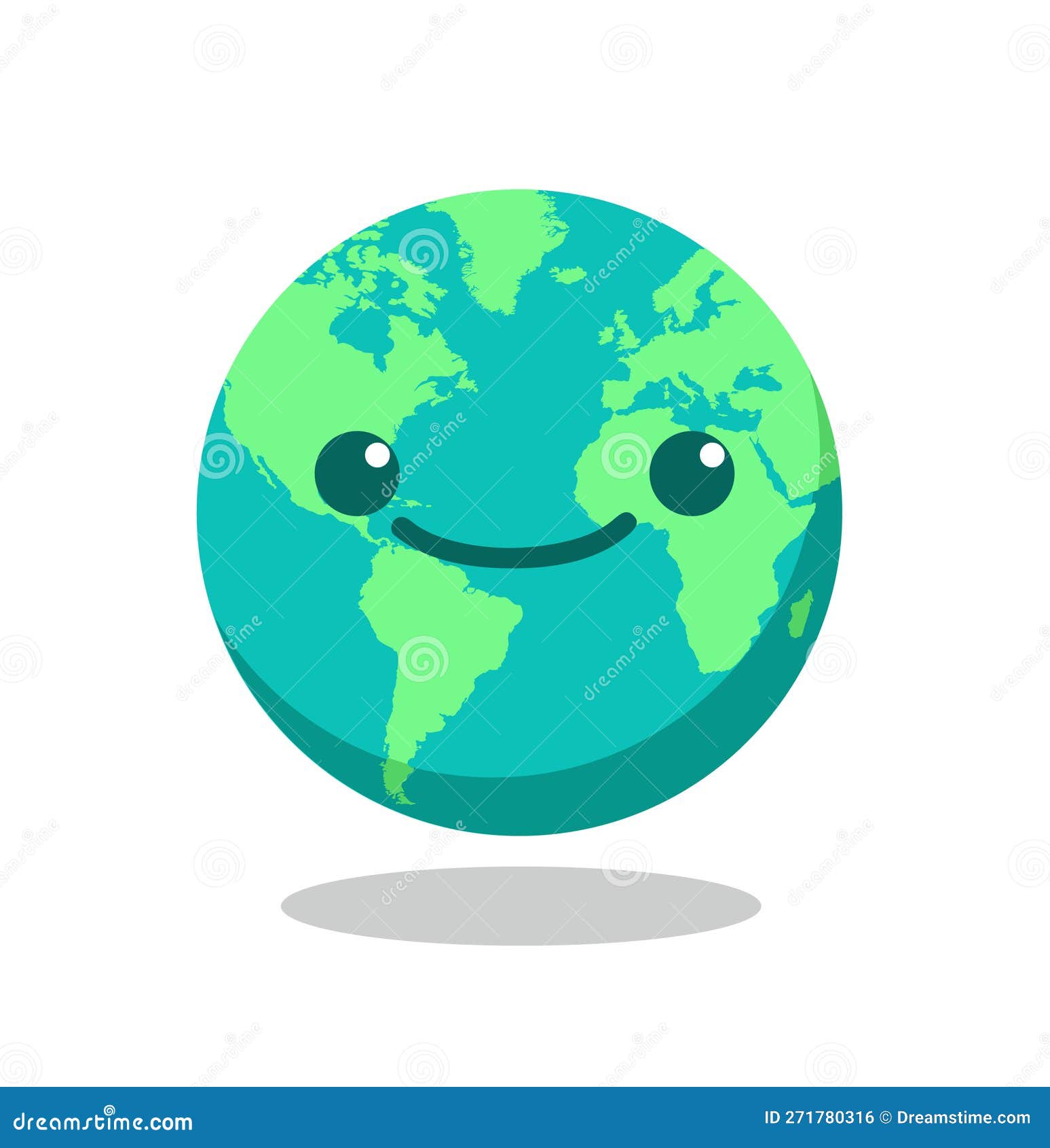 Cartoon world globe vector stock illustration. Illustration of world ...