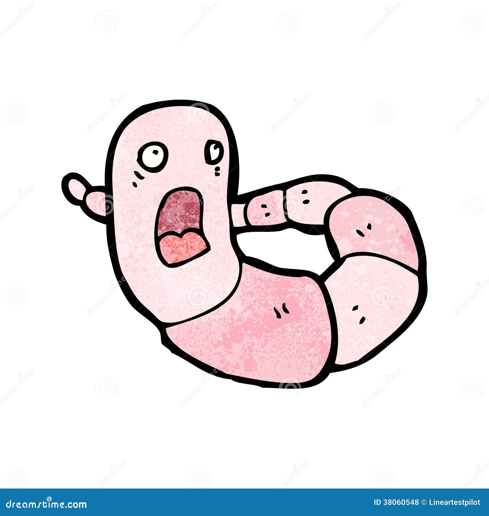 Cartoon worm stock vector. Illustration of artwork, cartoon - 38060548