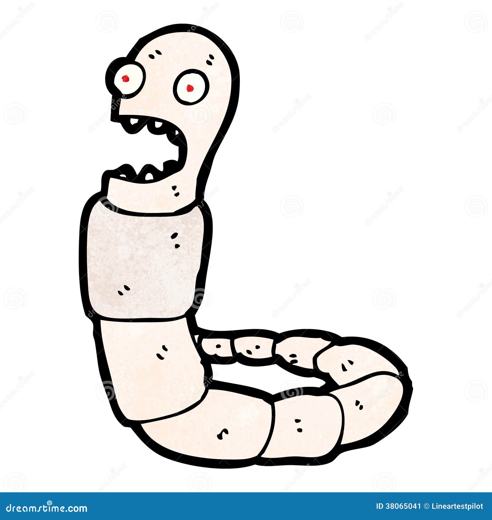 Cartoon worm stock vector. Illustration of hand, artwork - 38065041