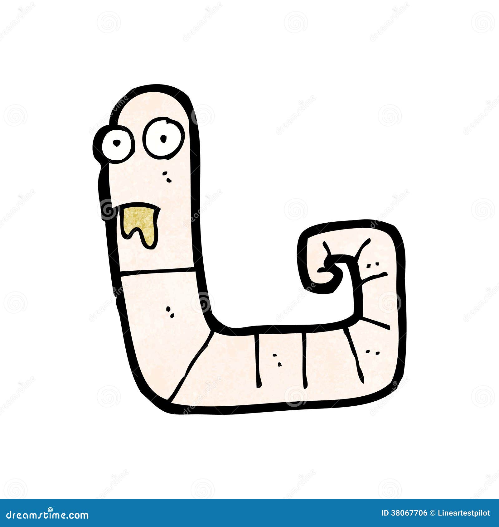 Cartoon worm stock vector. Illustration of artwork, earthworm - 38067706