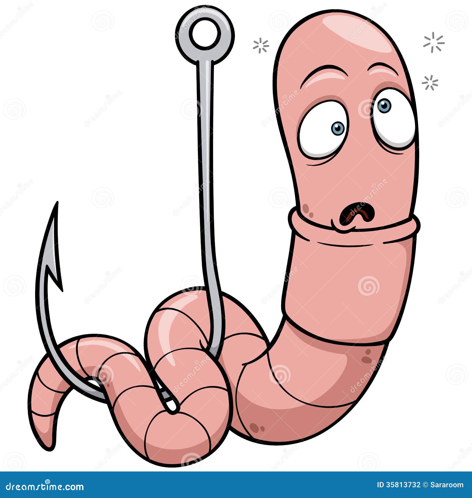 Cartoon Worm Vector Illustration | CartoonDealer.com #26423256