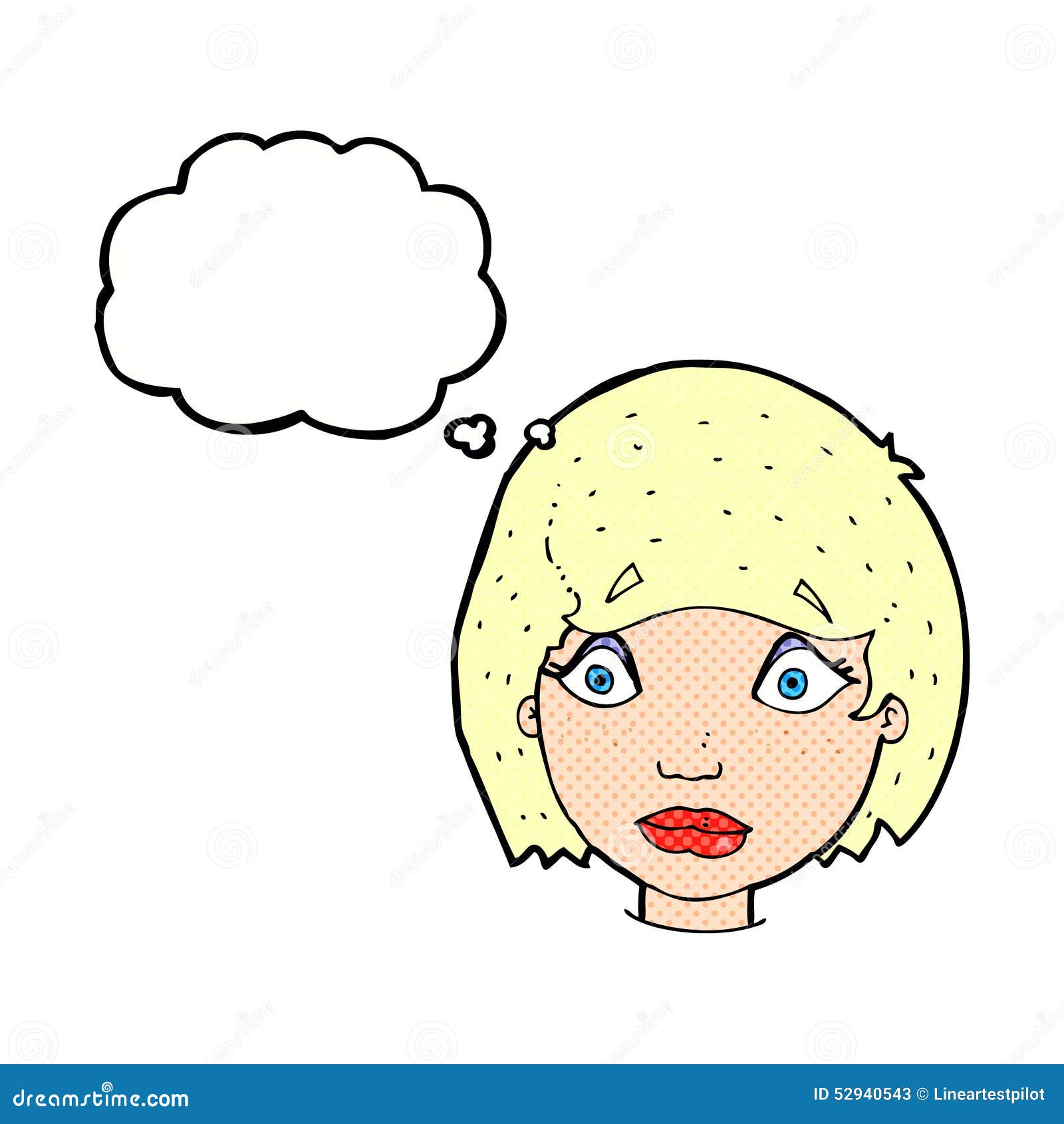 Cartoon Worried Female Face Stock Illustrations – 1,426 Cartoon Worried ...