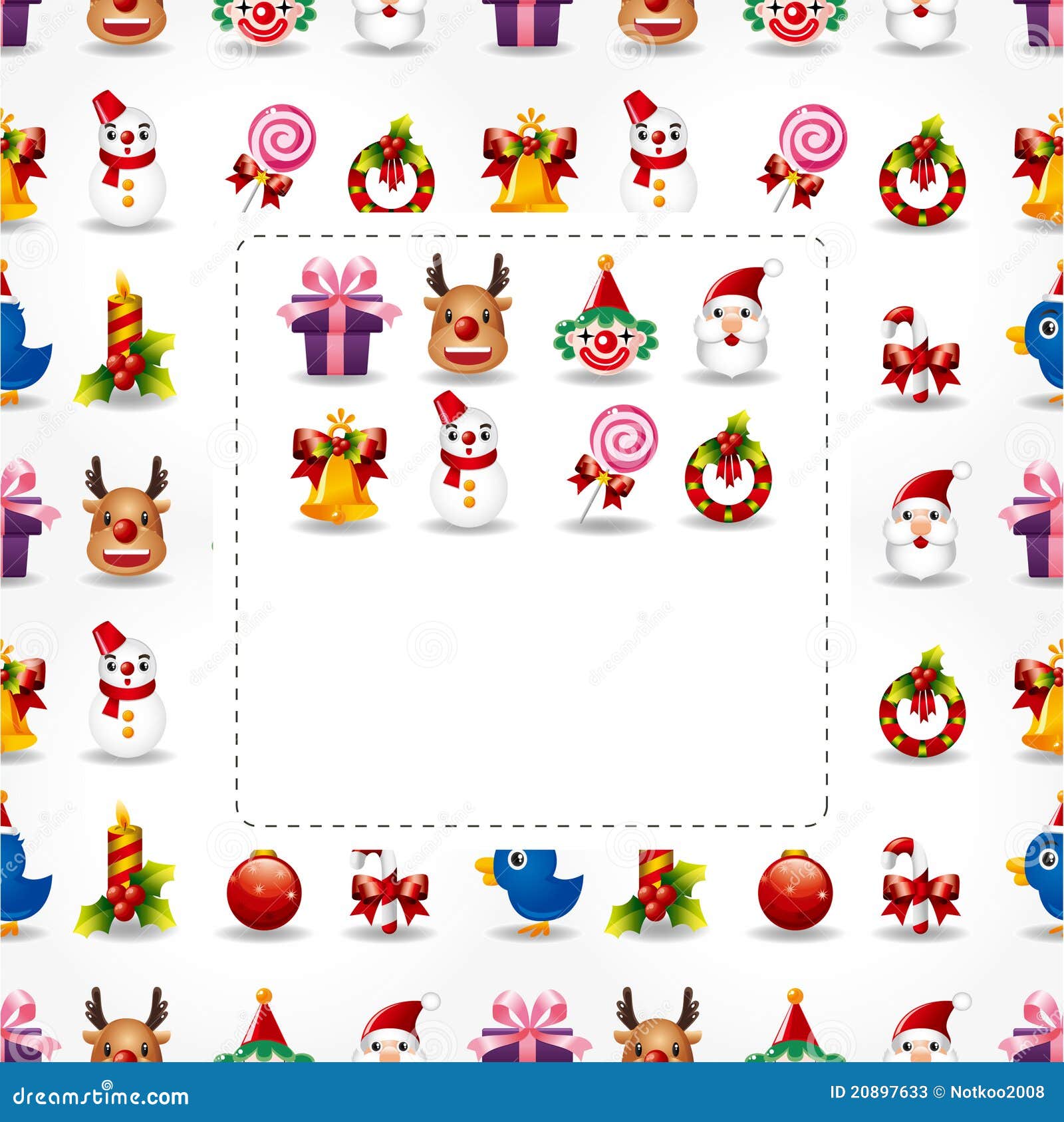 Cartoon Xmas Labels. | CartoonDealer.com #298861735