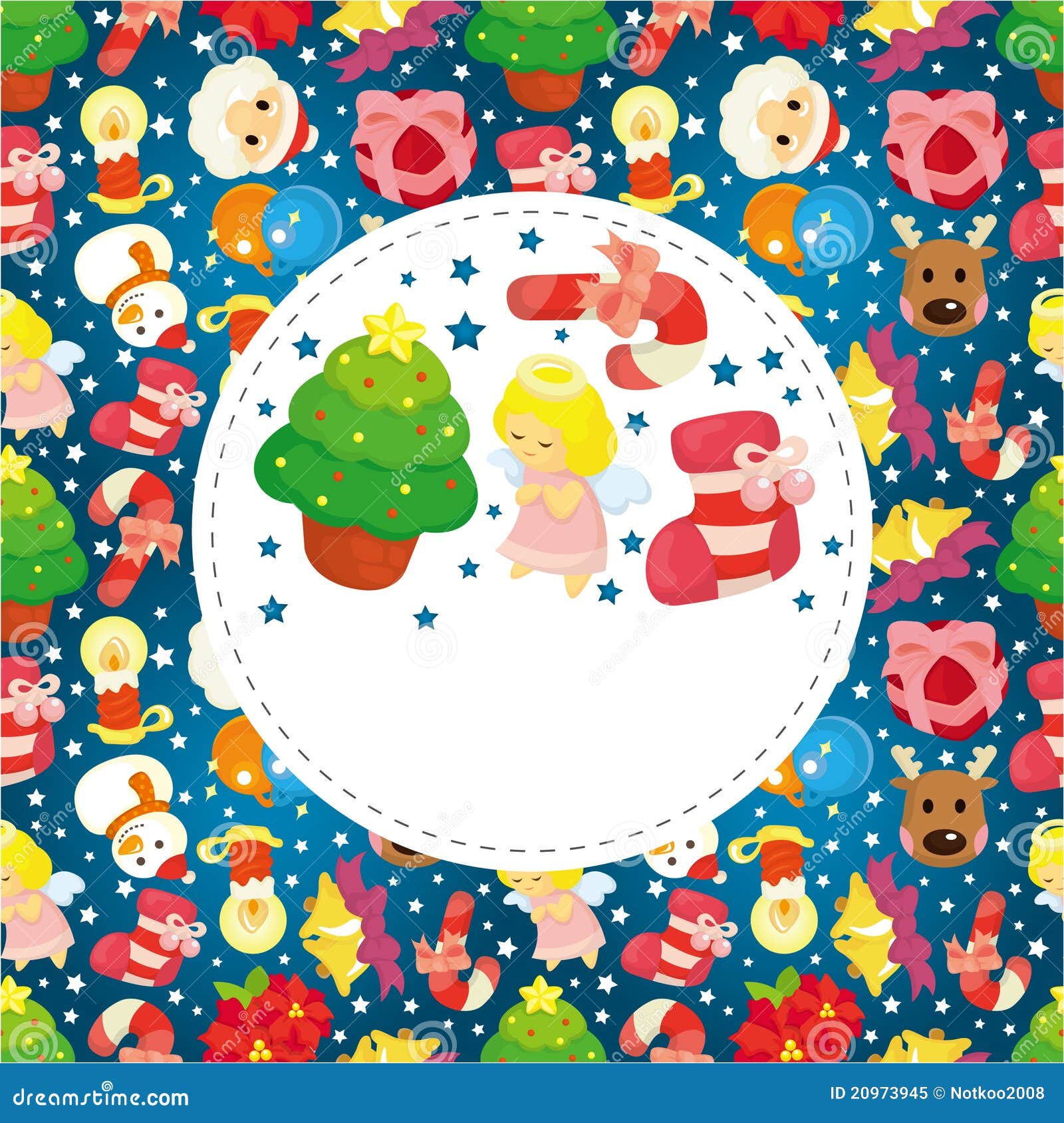 Cartoon Xmas Labels. | CartoonDealer.com #298861735