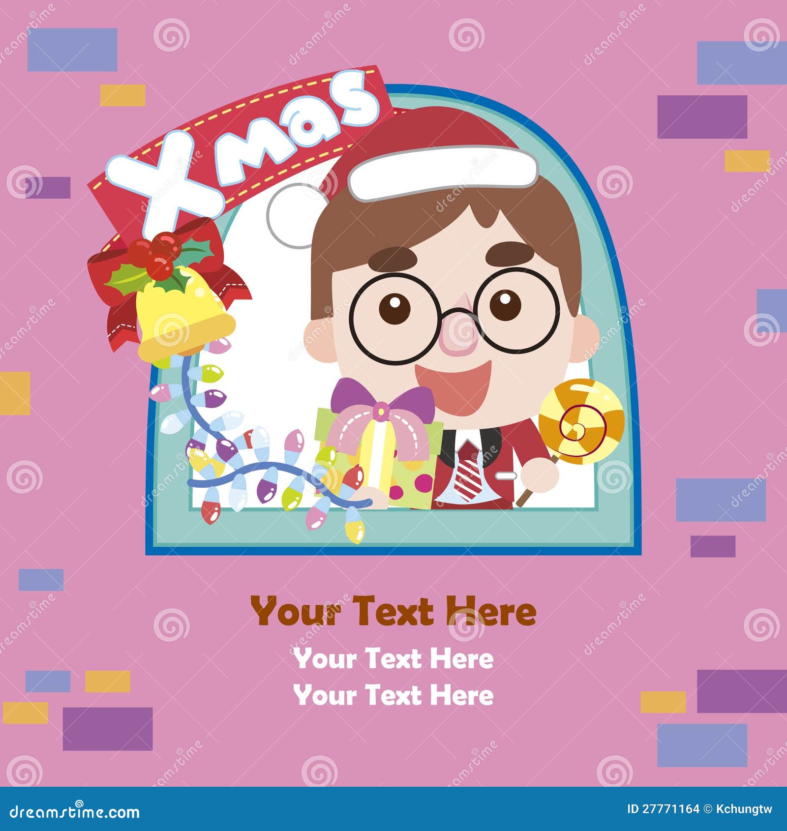 Cartoon Xmas Labels. | CartoonDealer.com #298861735