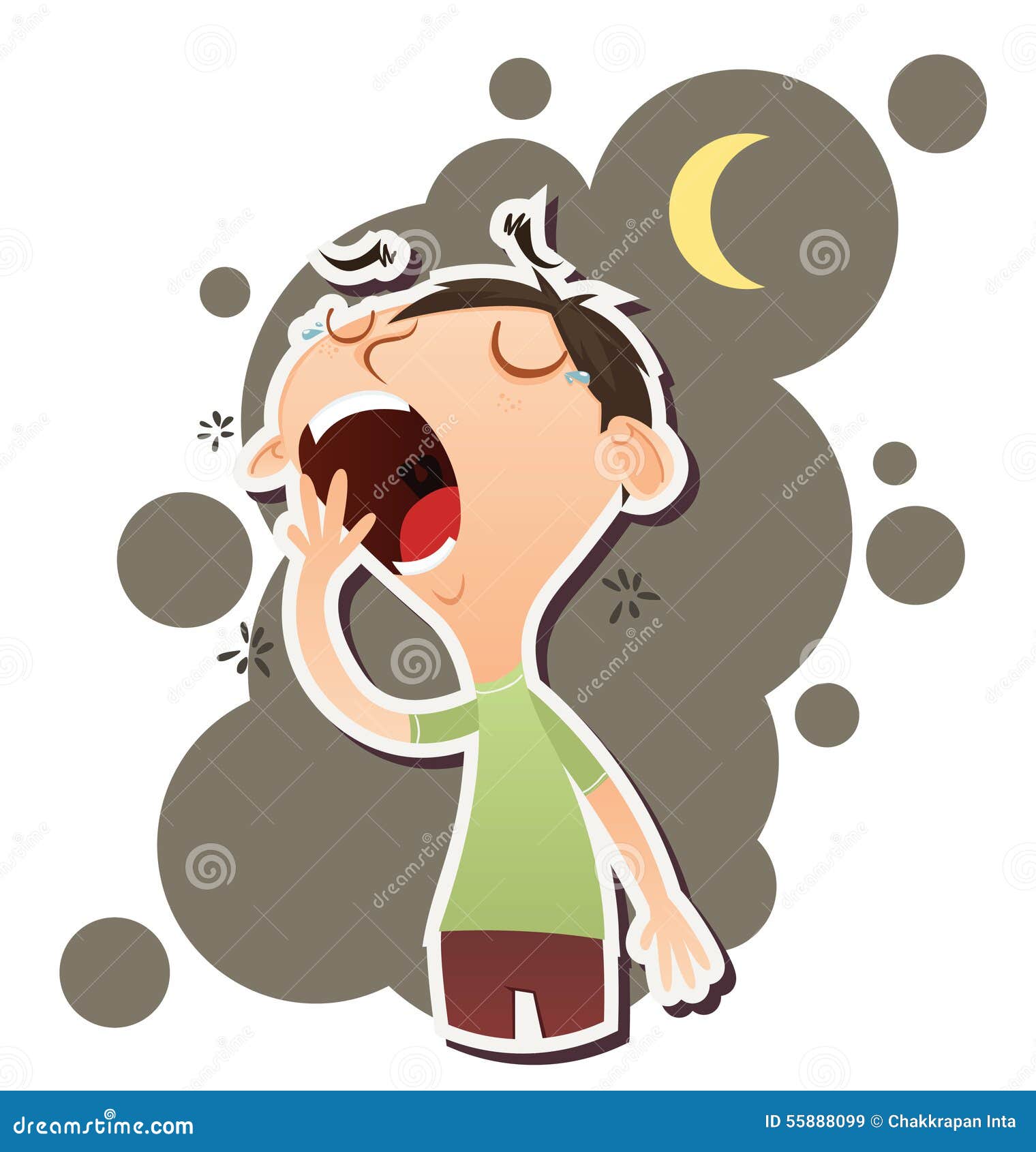 Cartoon Yawning Fox | CartoonDealer.com #38028681