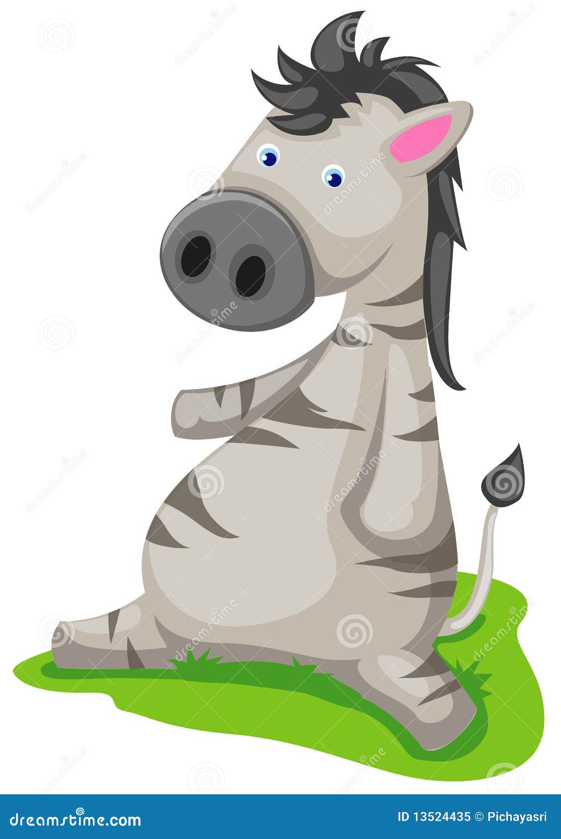 Cartoon Zebra And Zebu. Alphabet Tracing Worksheet: Writing A-Z Vector ...