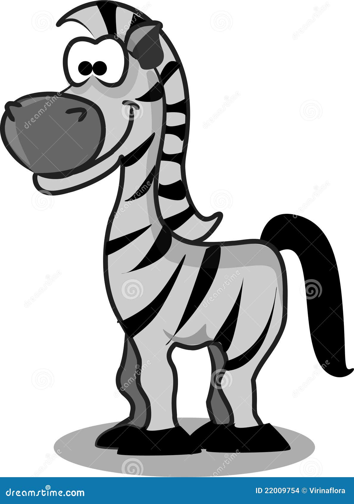 Cartoon zebra,vector stock vector. Illustration of fauna - 22009754