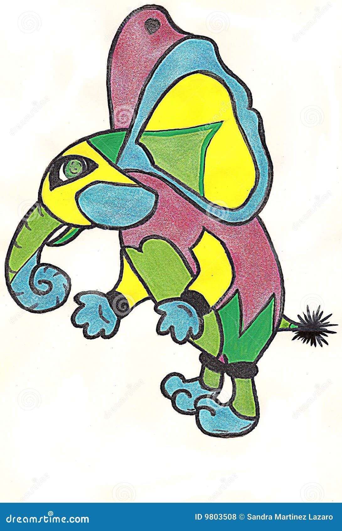 Cartoon zita stock illustration. Illustration of illustration - 9803508