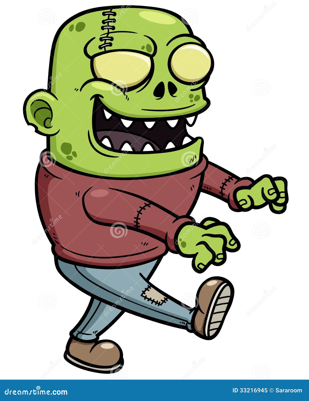 Cartoon Zombie User Interface Royalty-Free Stock Image | CartoonDealer ...