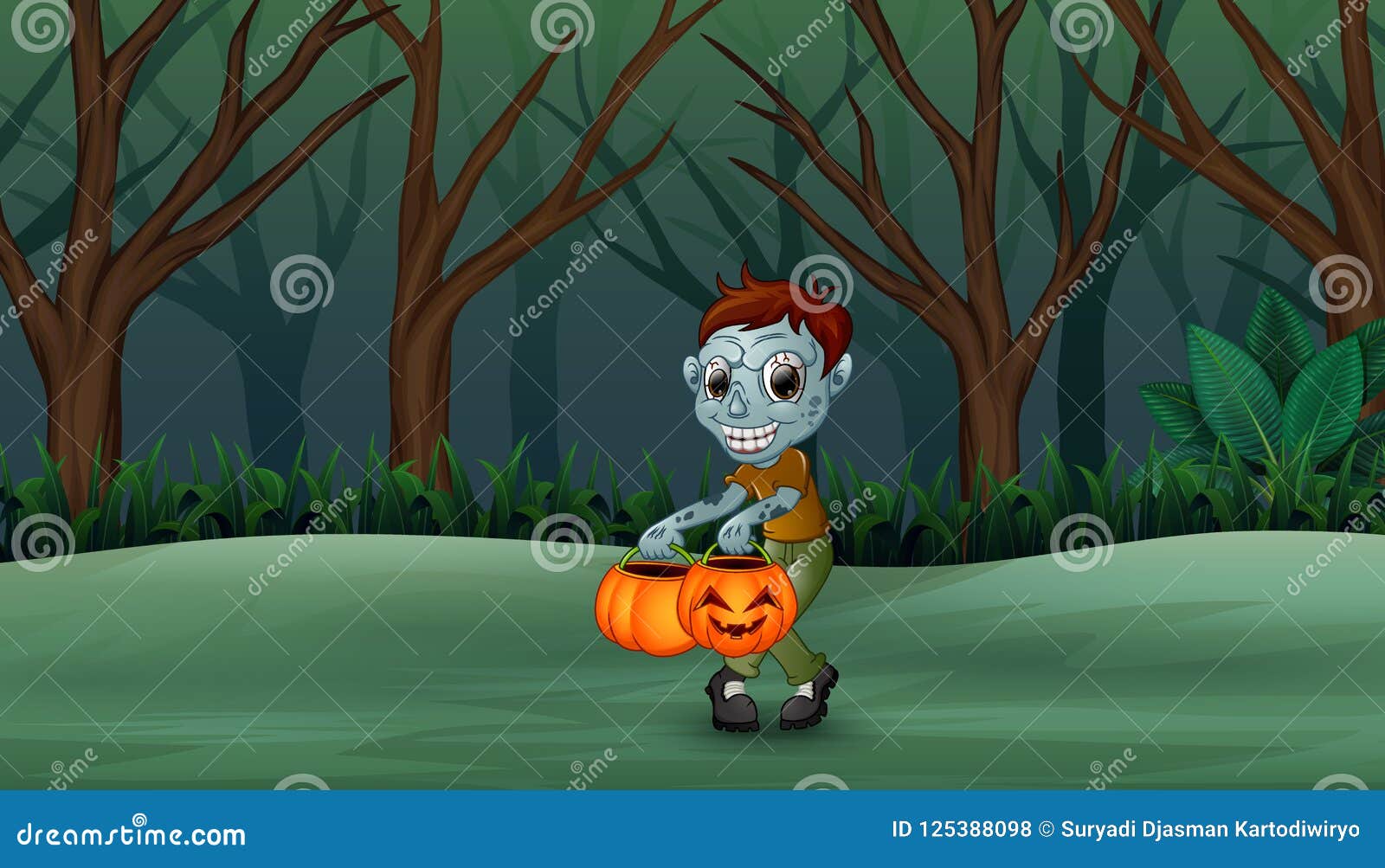 Dead Forest Drawing Vector | CartoonDealer.com #33821648