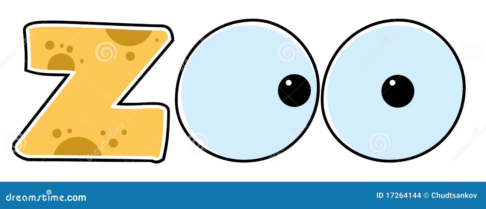 Cartoon ZOO text stock vector. Image of images, point - 17264144