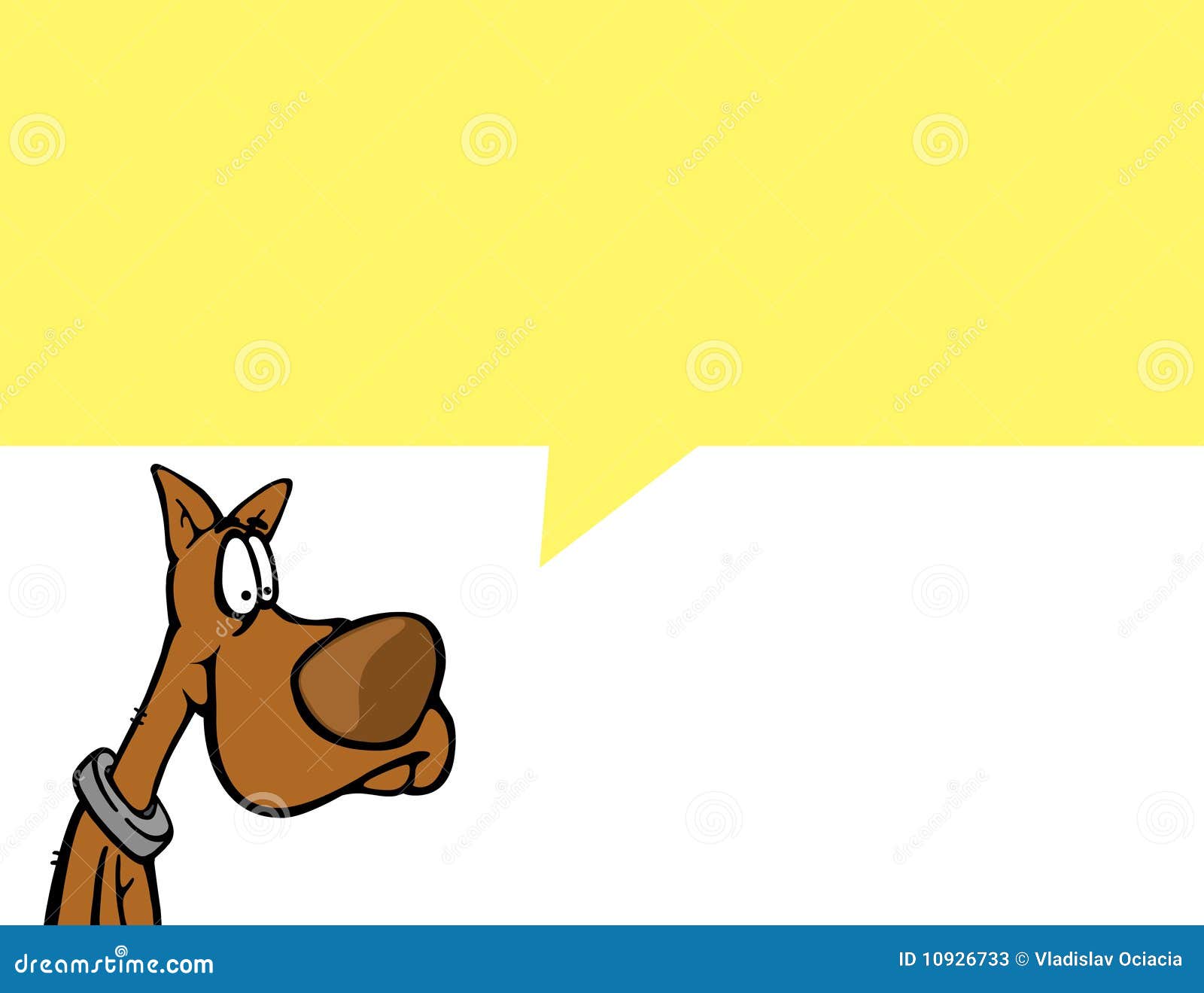 Cartoonish Comics with a Dog Stock Illustration - Illustration of ...