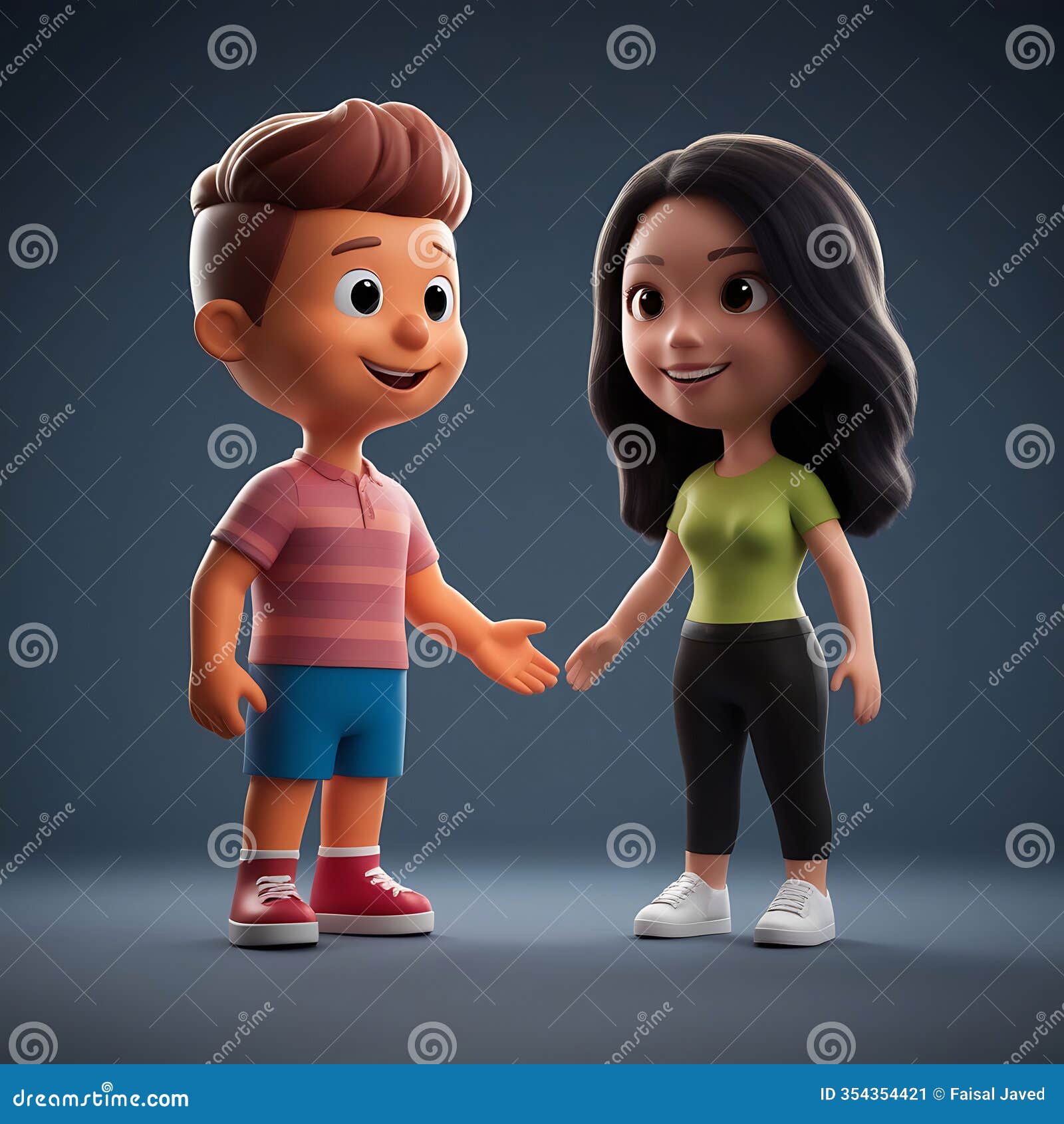 Cartoonish 2D Characters Interacting with Realistic 3D Human Figures ...