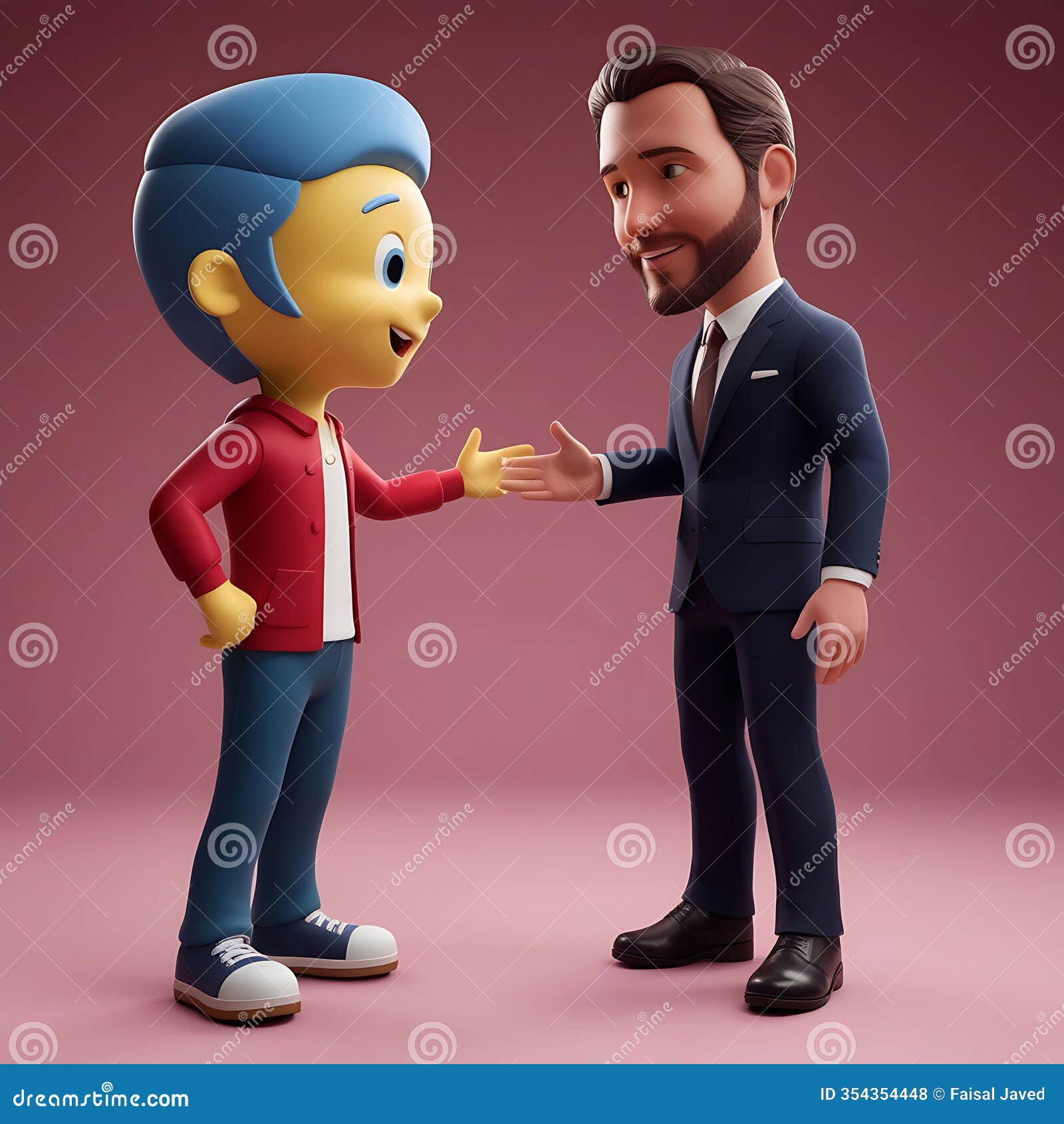 Cartoonish 2D Characters Interacting with Realistic 3D Human Figures ...