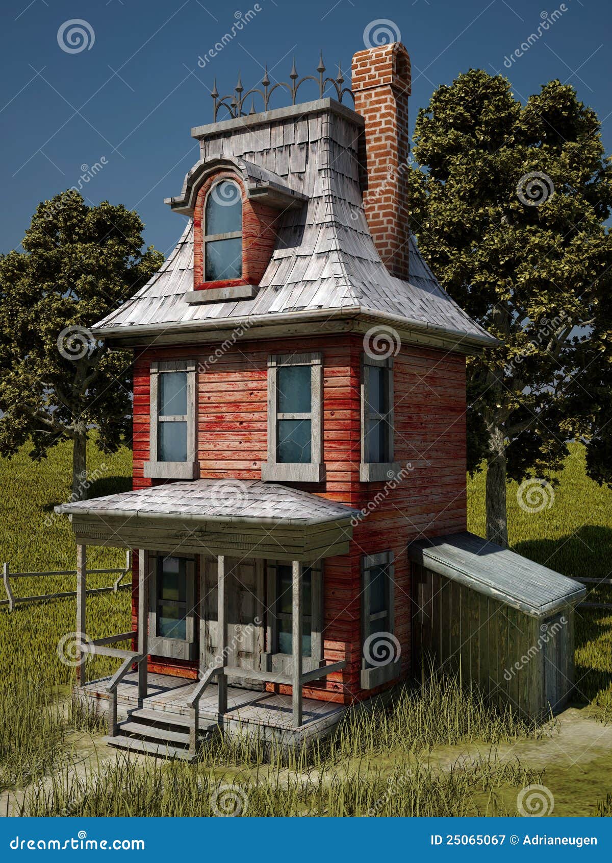 Cartoonish house stock illustration. Illustration of cartoon - 25065067